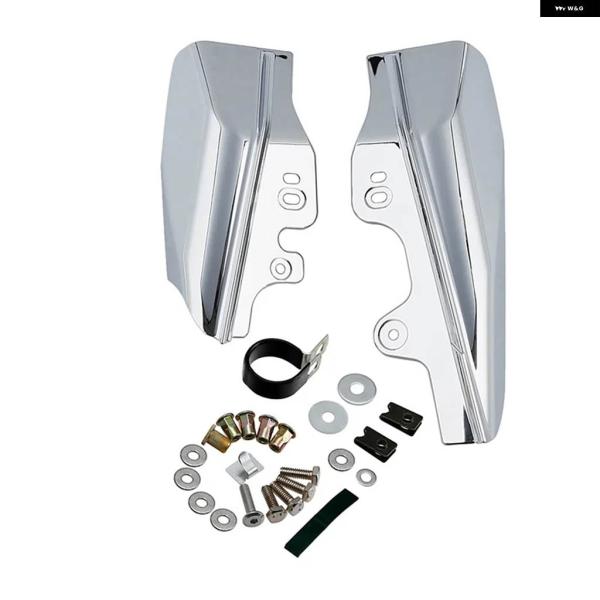 オートバイ ミッド フレーム エア ディフレクター ハーレー ツーリングロード キング エレクトラ ストリート グライド FLHR FLTR 2001-2008 クローム ブラック ABS カスタム パーツ アクセサリーProtective...