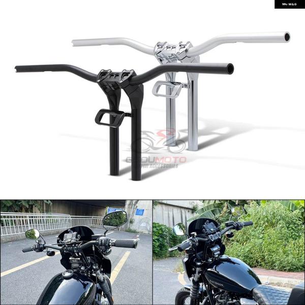 ハーレー ソフテールブレイクアウト FXBR FXBRS ストリートボブ FXBB FXDR 114 オートバイ デジタルゲージ マウント ハンドルバー プルバックライザー Tバー カスタム パーツ アクセサリーHigh-concerned...