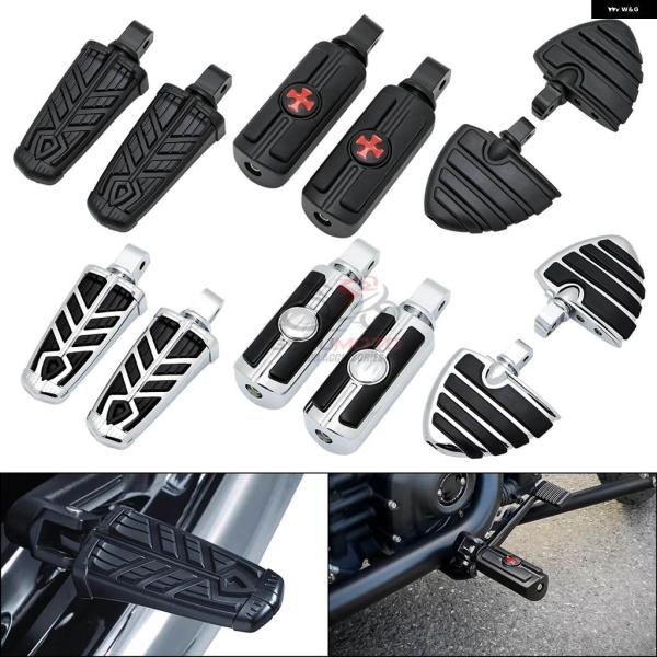 バイク リアパッシデント フットペグ ペダル ハーレー ソフテイル ファットボーイストリート ボブ ファットボブ ボブ ローライダー S ブレイクアウト 114 カスタム パーツ アクセサリーHigh-concerned chemical:...