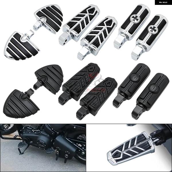 オートバイ リア足元足踏み足止め ハーレー ソフテイル デラックスヘリテージスポーツグライド スリムライブワイヤースタンダード1072018年以降 カスタム パーツ アクセサリーHigh-concerned chemical:NoneMod...