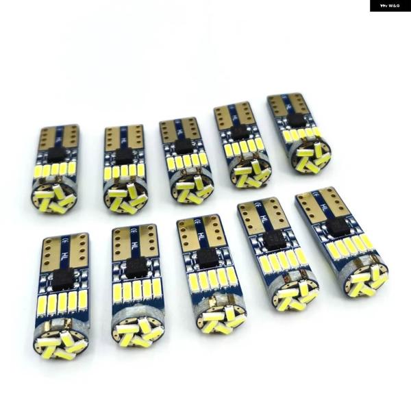 2/10個 LED W5W T10 LED シグナルランプ 501 194 電球 4014SMD クリアランスライト 読書灯 室内灯 6000K 12V カスタム パーツ アクセサリーFor Vehicle Brands/Model:Uni...