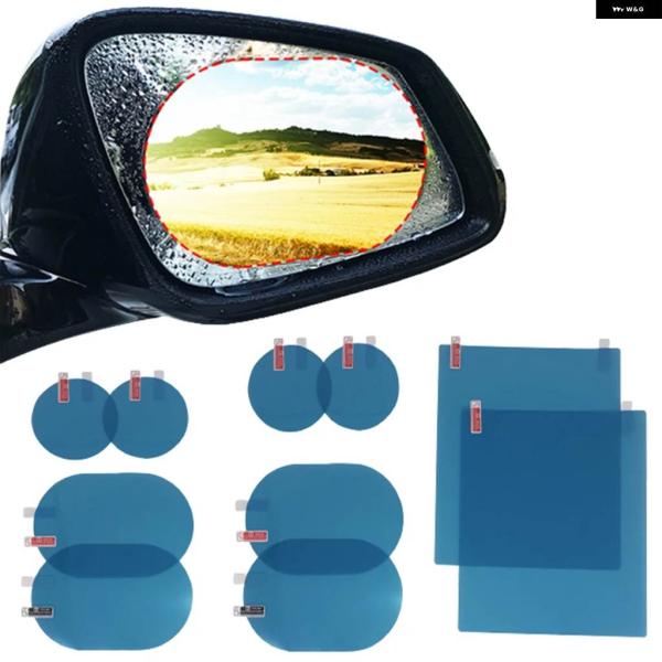 2/4/8個サイドバックミラー 防水 フィルムサイドウィンドウガラスフィルムは雨日運転視界を カスタム パーツ アクセサリーSpecial Features:Waterproof Anti-FogItem Diameter:8cmItem ...