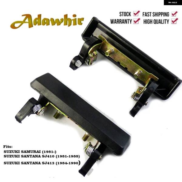 スズキ サムライ SJ 1988-2004 SJ410 1981-1988 SJ413 1984-1990 フロント リア 左 右 外側 アウター ドアハンドル テールゲート カスタム パーツ アクセサリーHigh-concerned ch...