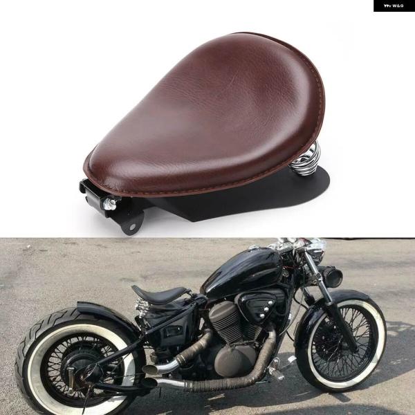 ホンダ SHADOW VT 600 700 1300 スズキ バイク スプリング ソロシートベース サドル レザー ドライバーシート カスタム パーツ アクセサリーSpecial Features:Driver SeatItem Weigh...