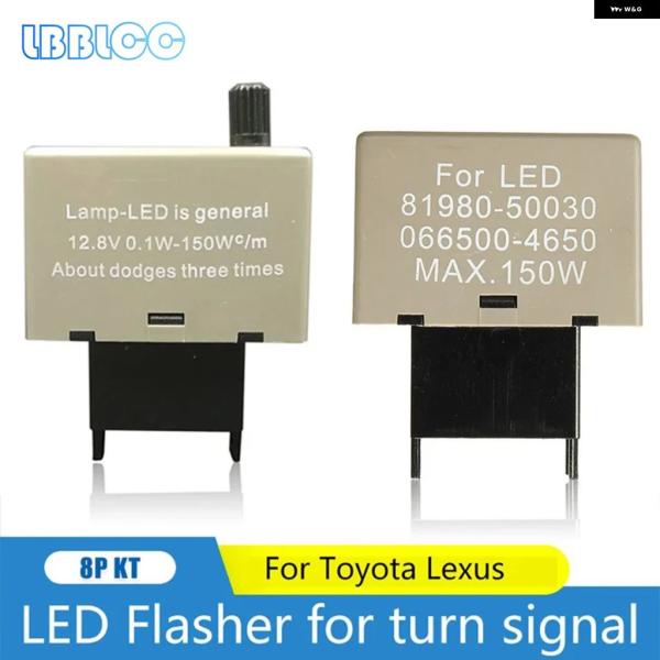1個 8ピン LEDフラッシャーリレー トヨタ レクサス ウィンカー ブリンカーライト 車 車両 モバイル カスタム パーツ アクセサリーHigh-concerned chemical:NoneSpecial Features:Solve ...
