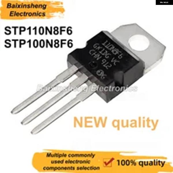 10個%品質STP110N8F6 P110N8F6 STP100N8F6 P100N8F6 TO-220 カスタム パーツ アクセサリーHigh-concerned chemical:Noneis_customized:YesPackage...