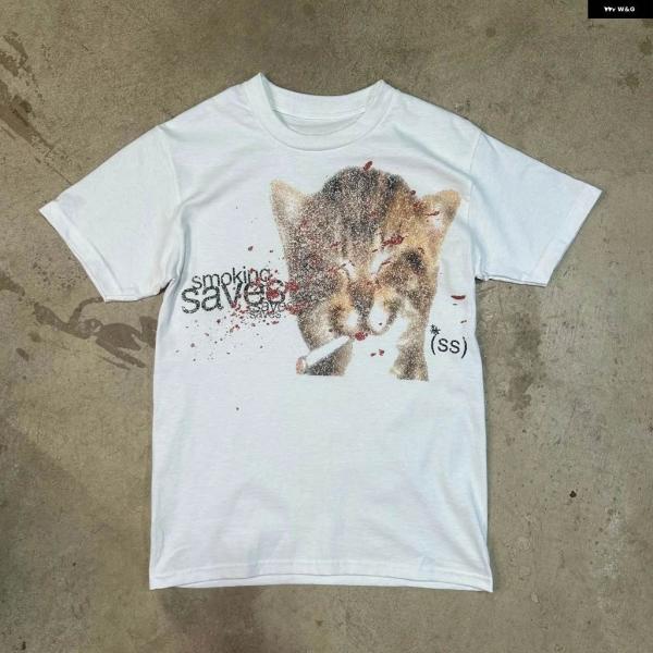 トップス ヴィンテージ プリント Tシャツ カジュアル 半袖 オーバーサイズ Tシャツ プリント コットン トップ スタイル ユニセックス カスタム パーツ アクセサリーSpecial Features:BreathableProduct ...