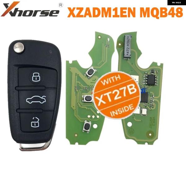 1/2/5/10PCS XHORSE XZADM1EN XZシリーズ AU.D MQB48 スペシャルPCBボード アウディ モデル用 3 ボタン XT27Bスーパーチップ内蔵 カスタム パーツ アクセサリーCountry/Region o...