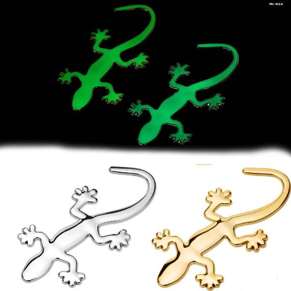 1/2枚GECKO 車用 ステッカー 3D ステレオ 暗闇で 車用テールマーカー 装飾 PEACE SUPPLIES 車体傷防止 ステッカー カスタム パーツ アクセサリーHigh-concerned chemical:NoneType O...