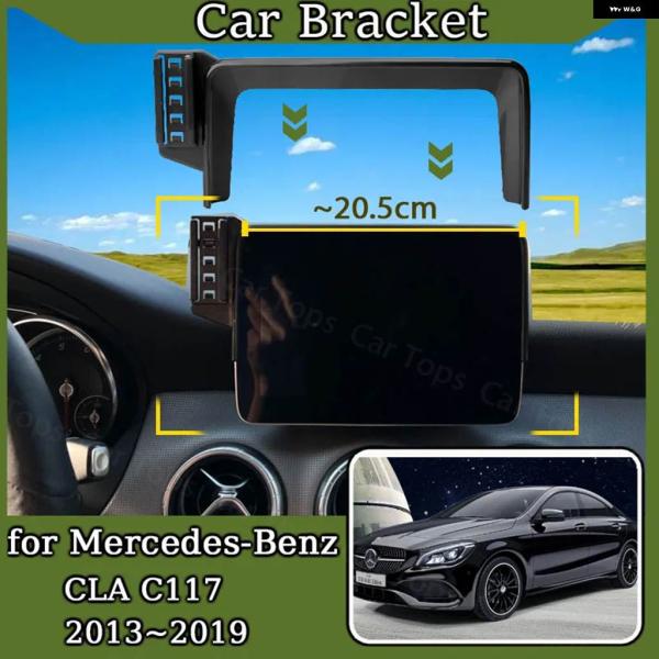 メルセデス ベンツ CLA C117 2013~2019カー マウント スクリーン ホルダー GPS ブラケット スマートフォン スタンド カスタム パーツ アクセサリーSpecial Features:One-handed operati...