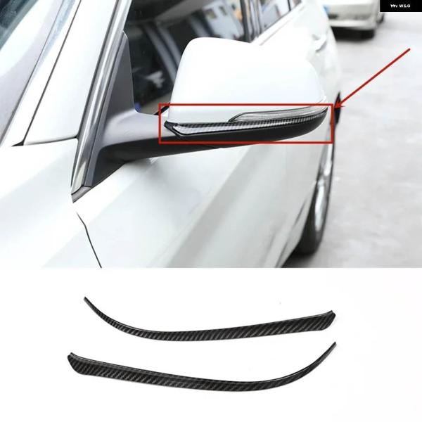 ABS カーボン カー サイド ミラー カバー トリム ストライプ ストリップ BMW X1 F48 1 2シリーズ アクティブ ツアラー F45 F46 218I 16-19 X2 F47 カスタム パーツ アクセサリーHigh-conc...