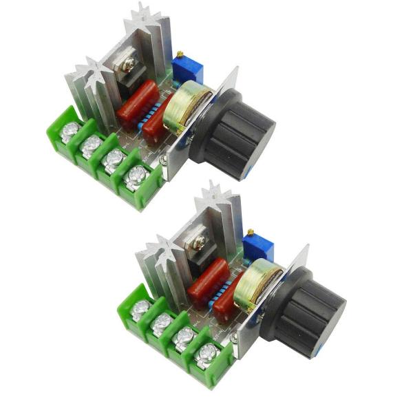 <div class="product_wrapper">  <div class="title">KKHMF 2個 2000W SCR サイリスタ ハイパワー電子レギュレーター 調光ライト スピード温度監視 「国内...