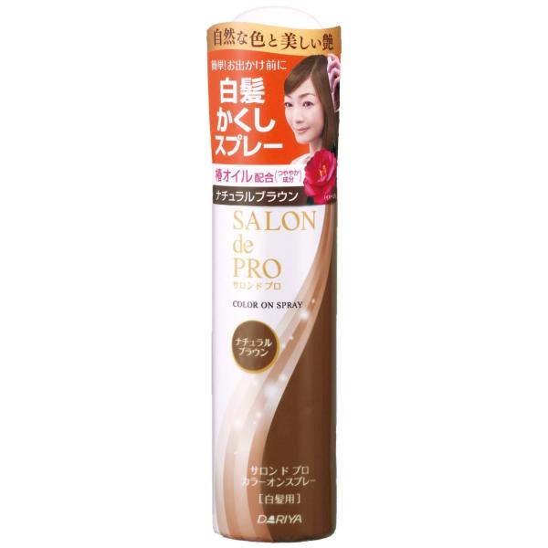 <div class="product_wrapper">  <div class="title">サロンドプロ 白髪かくし カラーオンスプレー ナチュラルブラウン 82g</div>  <div ...