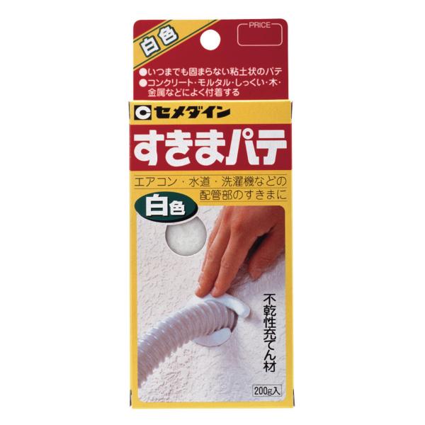 <div class="product_wrapper">  <div class="title">セメダイン(CEMEDINE) 不乾性充てん材 すきまパテ 白 200g HC-146</div>  &...