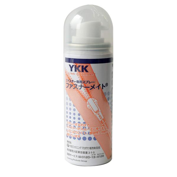 <div class="product_wrapper">  <div class="title">YKK ファスナー専用潤滑スプレー ファスナーメイト NET50ml（液3.9ml/ガス46.1ml） F2-250...