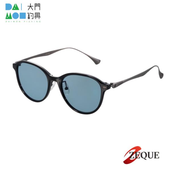ゼクー ジョジョ/ グロスバック・ガンメタル/マスターブルー F-2323 ZEQUE JOJO GLOSS BLACK/ GUNMETAL偏光度99%以上 / 可視光線透過率30%透明度の高いクリアな水域に馴染む、ナチュラルで澄み切った視...