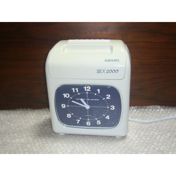動作確認済みです。インク新品です。タイムカードB 30枚付き（30人　1か月分）ます。内部クリーニング済みです。印字テスト確認済みです。取説https://www.amano.co.jp/Tr/support/pdf/BX2000_m.pdf
