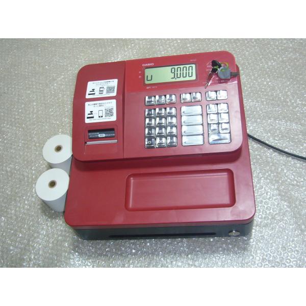 動作確認済みです。設定保存用電池付き。本体、PMGキー、OPキー、ドロアーキー、ジャーナル巻き取りホルダー、ロール紙2個付です。商品詳細https://www.biccamera.com/bc/item/11580720/