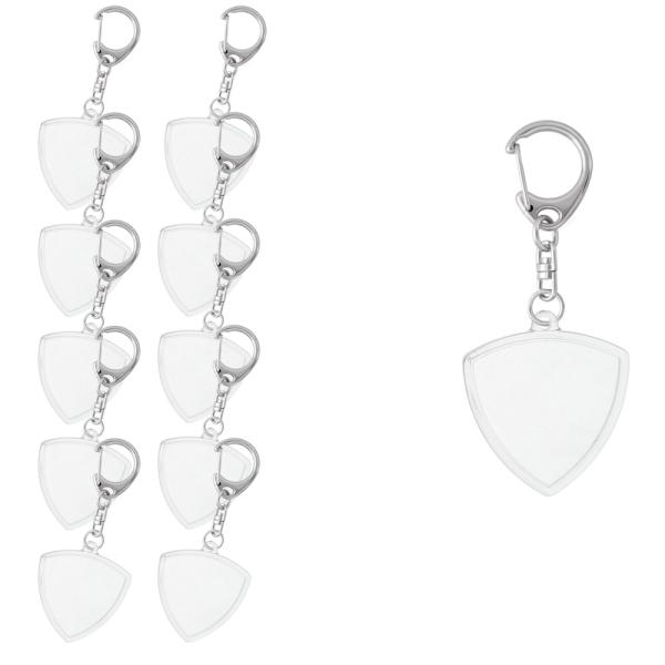 ハメパチ ミニピック型 KP33 10個入 【材質】　アクリル【サイズ】　内寸　：　32.6mm×33mm　外寸　：　37mm×37mm【入数】　10個入り【クラフトパンチ】　対応サイズなし【ブレード(抜き刃)】　要問合せ写真、印刷物、 デ...