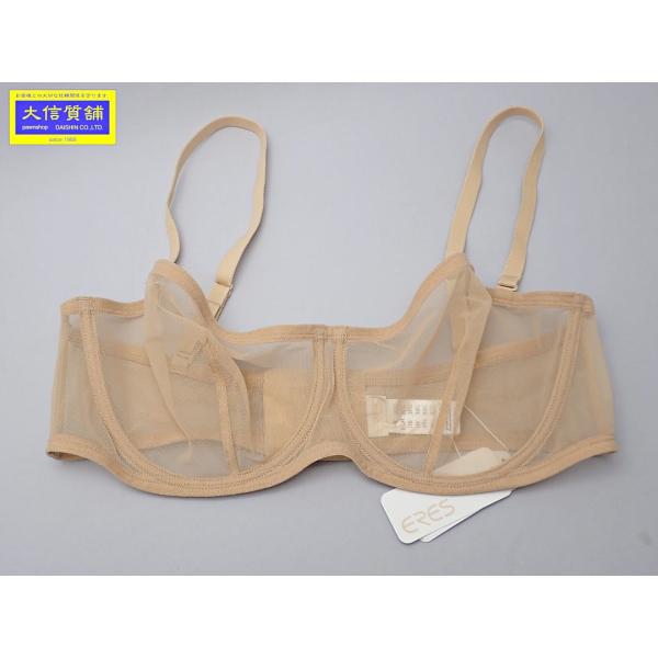 ERES SOFT CUP BRAS 60651 エレス アンダーウエア ソフトカップブラ シアーブラ  80C ベージュ 未使用品