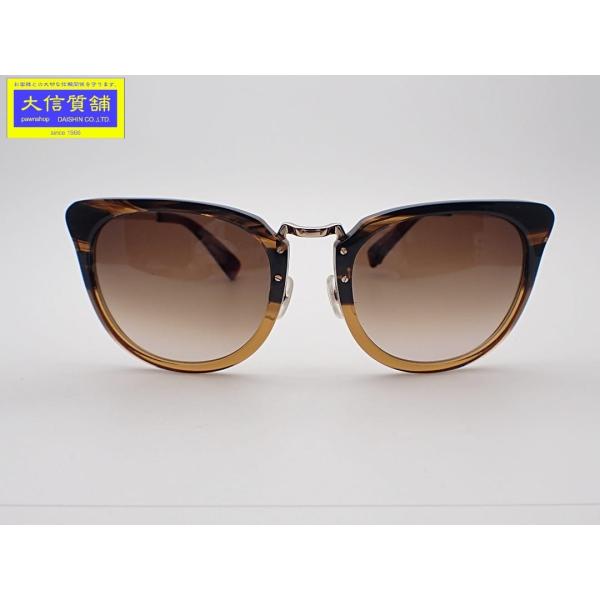 VIKTOR&amp;ROLF ビクター＆ロルフ サングラス 71-0071 54□20 140 ブラウンフレーム ブラウングラデーションレンズ 中古B+