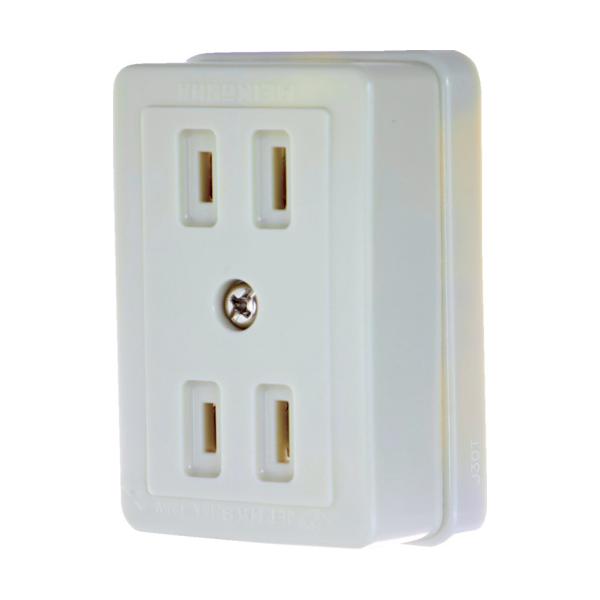 ※メーカー確認後の出荷となります！確認後欠品・廃番等の問題が発生しましたらご連絡いたします！ご了承願います　◆特長●汎用的な露出コンセントです。◆用途●設備工事用。◆仕様●定格：2P15A125V●幅(mm)：48●長さ(mm)：72●厚さ...