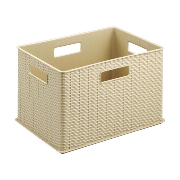 ※メーカー確認後の出荷となります！確認後欠品・廃番等の問題が発生しましたらご連絡いたします！ご了承願います　◆特長●ラタン（籐）のバスケットを思わせるデザインで、オフィスや事務所などでの小物収納にぴったりです。●A4ファイルの収納が可能です...