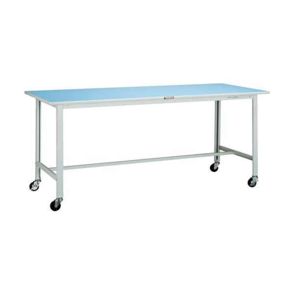 ※メーカー確認後の出荷となります！確認後欠品・廃番等の問題が発生しましたらご連絡いたします！ご了承願います　【直送】【個人宅不可】◆特長●移動自由なストッパー付キャスター作業台は作業場所を選びません。●青色の天板には鎮静作用と視認性が高まる...
