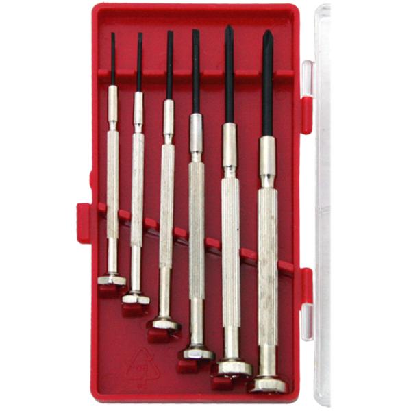 ※メーカー確認後の出荷となります！確認後欠品・廃番等の問題が発生しましたらご連絡いたします！ご了承願います　◆6本組精密ドライバーミニ SD-006M◎