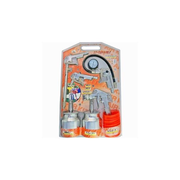 ※在庫品ではありません！メーカー確認後の出荷となります！確認後欠品・廃番等の問題が発生しましたらご連絡いたします！ご了承願います　◆エアー作業でよく使用するツールのセットです！ (1)ゲージ付タイヤチャック (2)エアーダスター (3)空気...