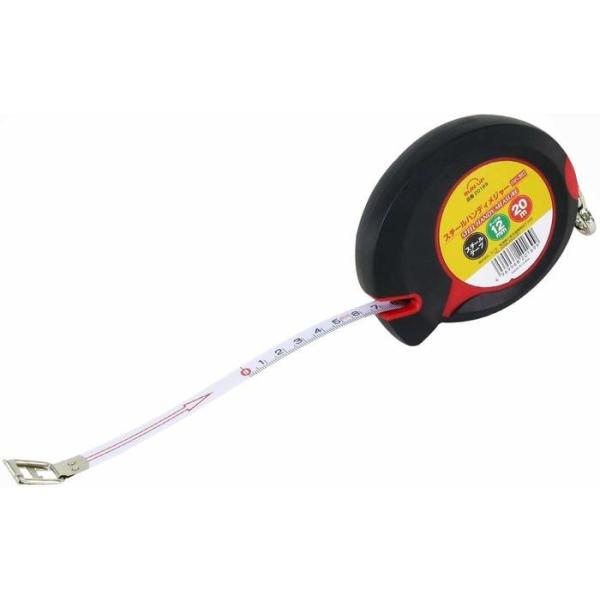 ※在庫品ではありません！メーカー確認後の出荷となります！確認後欠品・廃番等の問題が発生しましたらご連絡いたします！ご了承願います　◆持ちやすく滑り難いエラストマー樹脂付ケース。◆耐久性に優れたスチールテープ使用。◆巻き取りハンドルは必要な時...