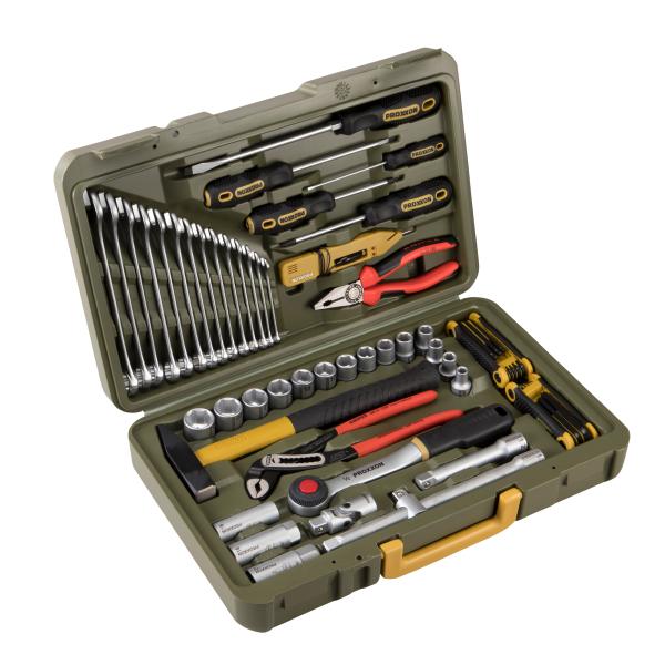 ※メーカー確認後の出荷となります！確認後欠品・廃番等の問題が発生しましたらご連絡いたします！ご了承願います　◆ドイツ・プロクソン社が欧州で25年以上の販売実績のある万能工具セット◆スタンダードラチェット(1/2" 12.7mm)　◆エクステ...