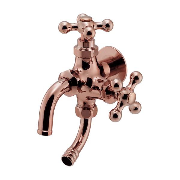 ※メーカー確認後の出荷となります！確認後欠品・廃番等の問題が発生しましたらご連絡いたします！ご了承願います　◆双口万能ホーム水栓（凍結防止つき）//カッパーブラウン 704-601-BR◎