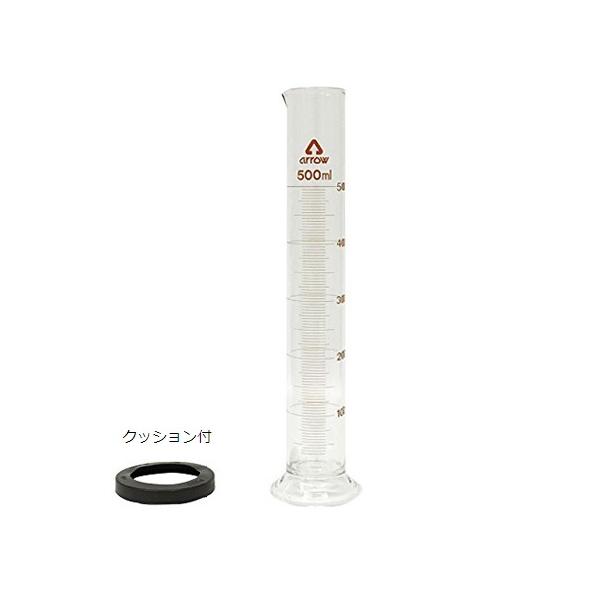 ※在庫品ではありません！メーカー確認後の出荷となります！確認後欠品・廃番等の問題が発生しましたらご連絡いたします！ご了承願います　◆特徴◆クッションは破損防止に効果的です。仕様◆材質：硬質ガラス◆容量：500mL◆一目盛：5mL◆外径：φ5...