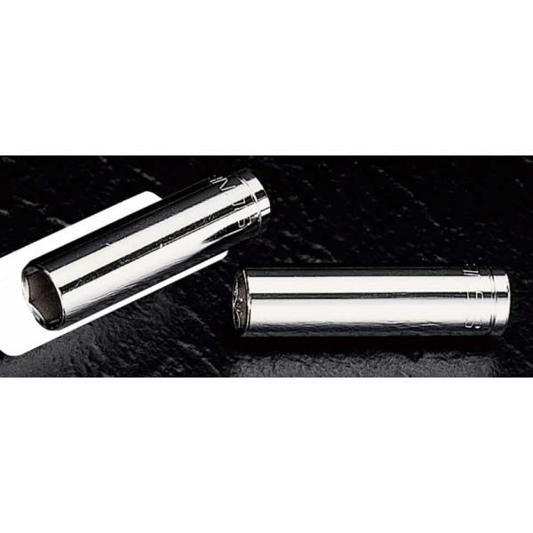 ※在庫品ではありません！メーカー確認後の出荷となります！確認後欠品・廃番等の問題が発生しましたらご連絡いたします！ご了承願います　◆ミラー仕上げのメッキが美しいディープソケット◆サイズ()：5/16◆全長(L；mm)：49.5◆差込角(ＳＱ...