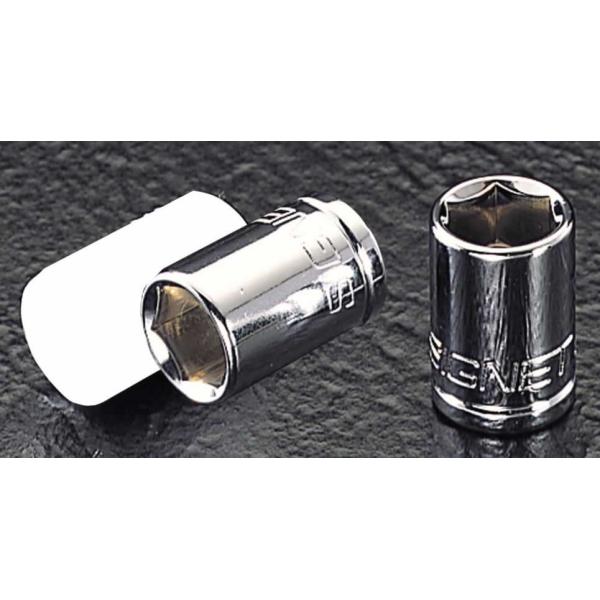 ※在庫品ではありません！メーカー確認後の出荷となります！確認後欠品・廃番等の問題が発生しましたらご連絡いたします！ご了承願います　◆ボルト・ナットを傷めない面接触タイプ◆サイズ()：1/4◆全長(mm)：24.5◆ソケット外径(Ｄ１先端部；...