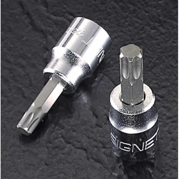 ※在庫品ではありません！メーカー確認後の出荷となります！確認後欠品・廃番等の問題が発生しましたらご連絡いたします！ご了承願います　◆使いやすいビットソケット◆サイズ：T55◆全長(L1；mm)：49◆軸長(L2；mm)：23◆外径(D1；m...