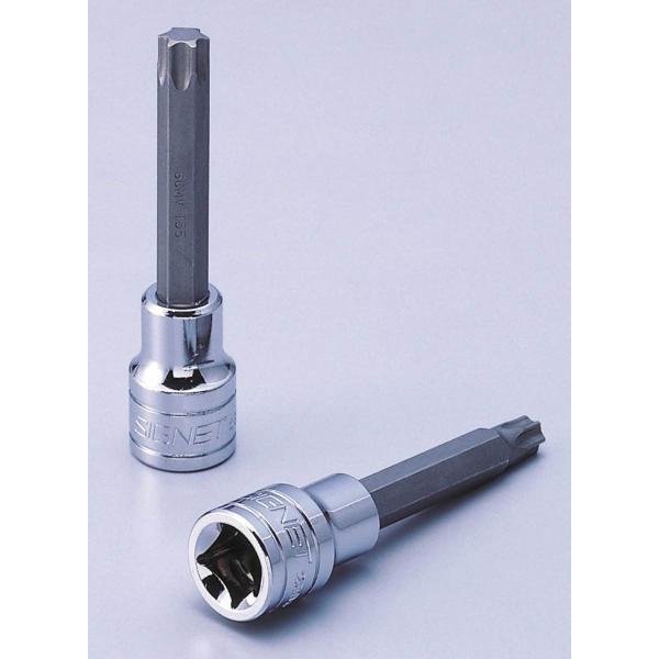 ※在庫品ではありません！メーカー確認後の出荷となります！確認後欠品・廃番等の問題が発生しましたらご連絡いたします！ご了承願います　◆使いやすいロングビットソケット◆サイズ：T40◆全長(L1；mm)：100◆軸長(L2；mm)：62◆外径(...