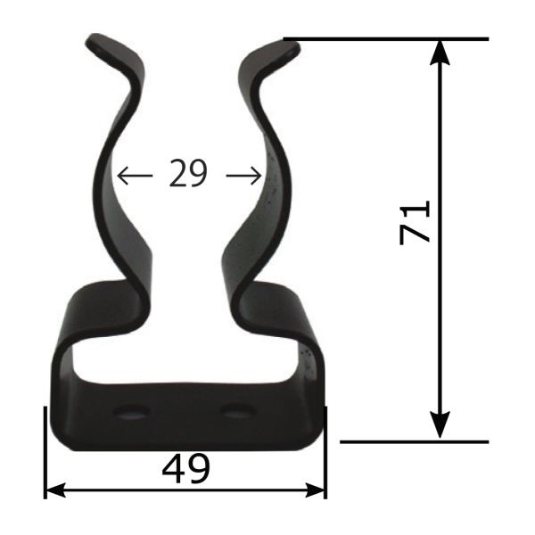 ※メーカー確認後の出荷となります！確認後欠品・廃番等の問題が発生しましたらご連絡いたします！ご了承願います　◆剣先スコップなどを壁掛・自立させるための受け金具です。材質◆鉄製◆サイズH(mm)◆71◆サイズW(mm)◆49◆受け口幅(mm)...