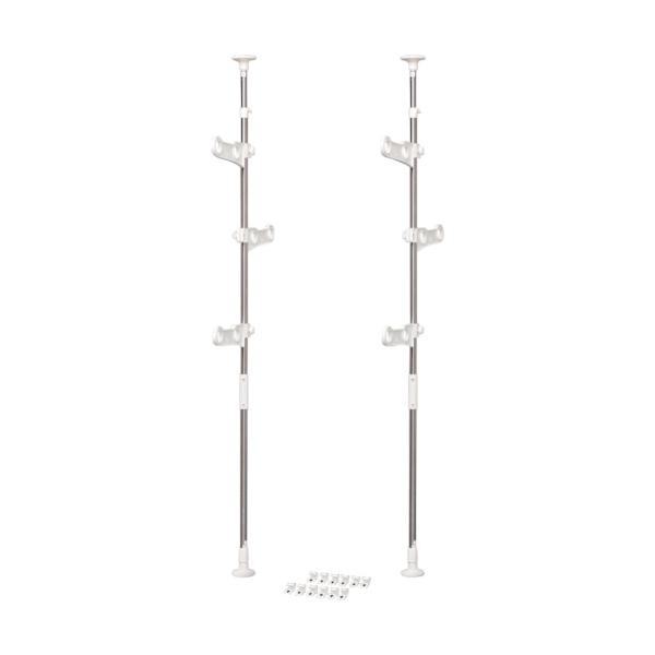 ※メーカー確認後の出荷となります！確認後欠品・廃番等の問題が発生しましたらご連絡いたします！ご了承願います　◆特長●丈夫でサビにくいステンレスパイプ仕様のベランダ物干しです。●接地面で天井にしっかり密着する安全設計です。●圧着板にバネを追加...