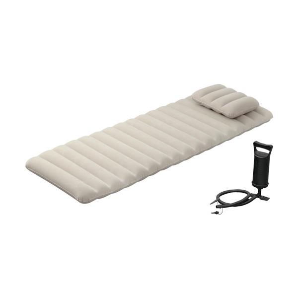 ※メーカー確認後の出荷となります！確認後欠品・廃番等の問題が発生しましたらご連絡いたします！ご了承願います　◆特長●簡単設置でコンパクト収納可能です。●肌触りがよいフロッキー加工です。●軽い力で空気入れができるので、簡単に膨らみます。●枕、...