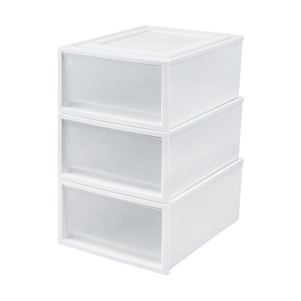 ※メーカー確認後の出荷となります！確認後欠品・廃番等の問題が発生しましたらご連絡いたします！ご了承願います　◆特長●工具不要で簡単に組み立てができるボックスチェスト3個セットです。天板・本体・前枠・引き出しを組み合わせて完成します。クローゼ...