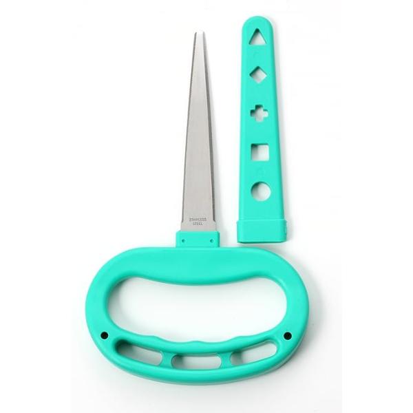 ※在庫品ではありません！メーカー確認後の出荷となります！確認後欠品・廃番等の問題が発生しましたらご連絡いたします！ご了承願います　◆しっかり握れる大きなハンドル◆ダンボール・ハッポースチロールが楽々切れる◆特殊ギザ刃義春刃物PENANTダン...