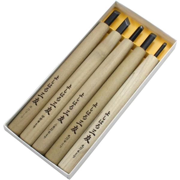 ※在庫品ではありません！メーカー確認後の出荷となります！確認後欠品・廃番等の問題が発生しましたらご連絡いたします！ご了承願います　◆よしはる三友彫刻刀 紙箱入 5本組◎