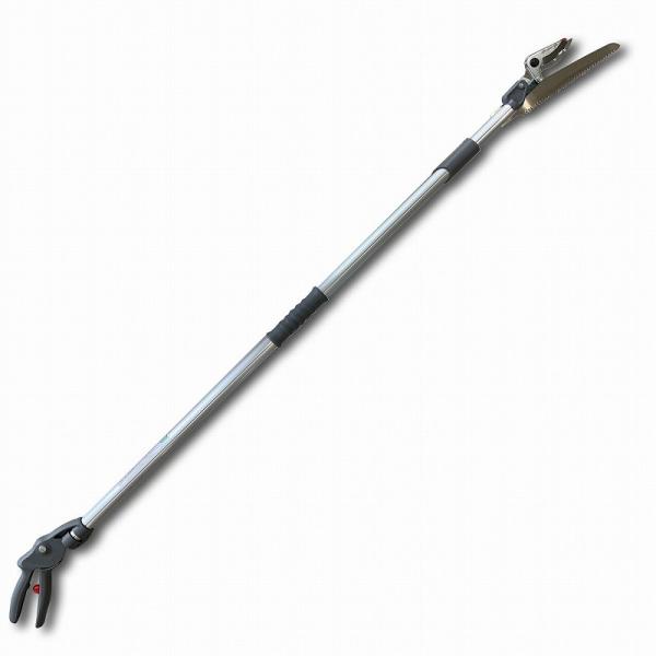 ※在庫品ではありません！メーカー確認後の出荷となります！確認後欠品・廃番等の問題が発生しましたらご連絡いたします！ご了承願います　◆切って掴める最大全長2mの伸縮高枝鋏です。◆高枝鋏をはじめてお使いの方に適した、高枝鋏の入門モデルです。■最...