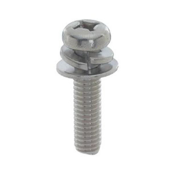 ※メーカー確認後の出荷となります！確認後欠品・廃番等の問題が発生しましたらご連絡いたします！ご了承願います　◆特長●十字穴付なべ小ねじにばね座金と平座金が組込まれており、脱落しません。●組込み式なので作業効率が向上します。●ステンレス鋼(S...