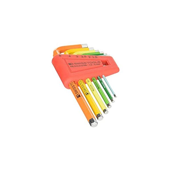 ※在庫品ではありません！メーカー確認後の出荷となります！確認後欠品・廃番等の問題が発生しましたらご連絡いたします！ご了承願います　◆PB SWISSTOOLSホルダー付レインボーレンチセット（パックナシ）210H-5RB◎