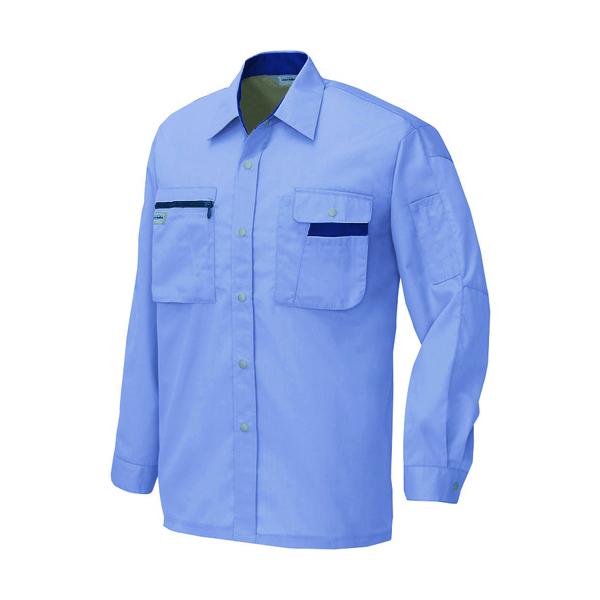 ※メーカー確認後の出荷となります！確認後欠品・廃番等の問題が発生しましたらご連絡いたします！ご了承願います　◆特長●立体カッティング「ムービンカット」で動きやすいワークシャツです。◆用途◆仕様●色：ミストバイオレット●サイズ：S◆仕様２●帯...