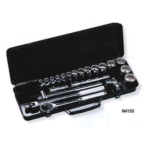 ※在庫品ではありません！メーカー確認後の出荷となります！確認後欠品・廃番等の問題が発生しましたらご連絡いたします！ご了承願います　◆機械・自動車・農機の整備に適したソケットレンチセットです。◎supertool SUPER TOOL