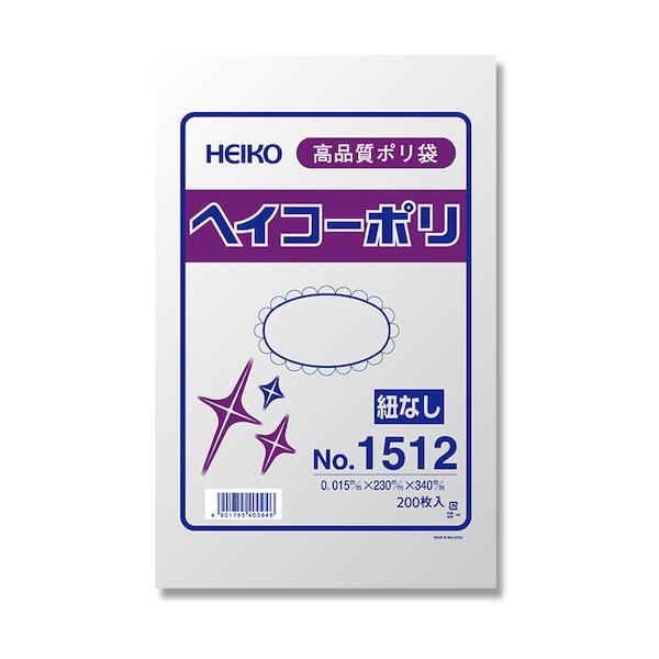※メーカー確認後の出荷となります！確認後欠品・廃番等の問題が発生しましたらご連絡いたします！ご了承願います　◆特長●厚み15ミクロンとヘイコーポリの中で、もっとも薄いシリーズです。●吊り下げ用の紐は付いておりません。◆用途◆仕様●厚さ(mm...